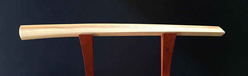 Hand Cut Short Bokken (Wakizashi) – kingfisherwoodworks